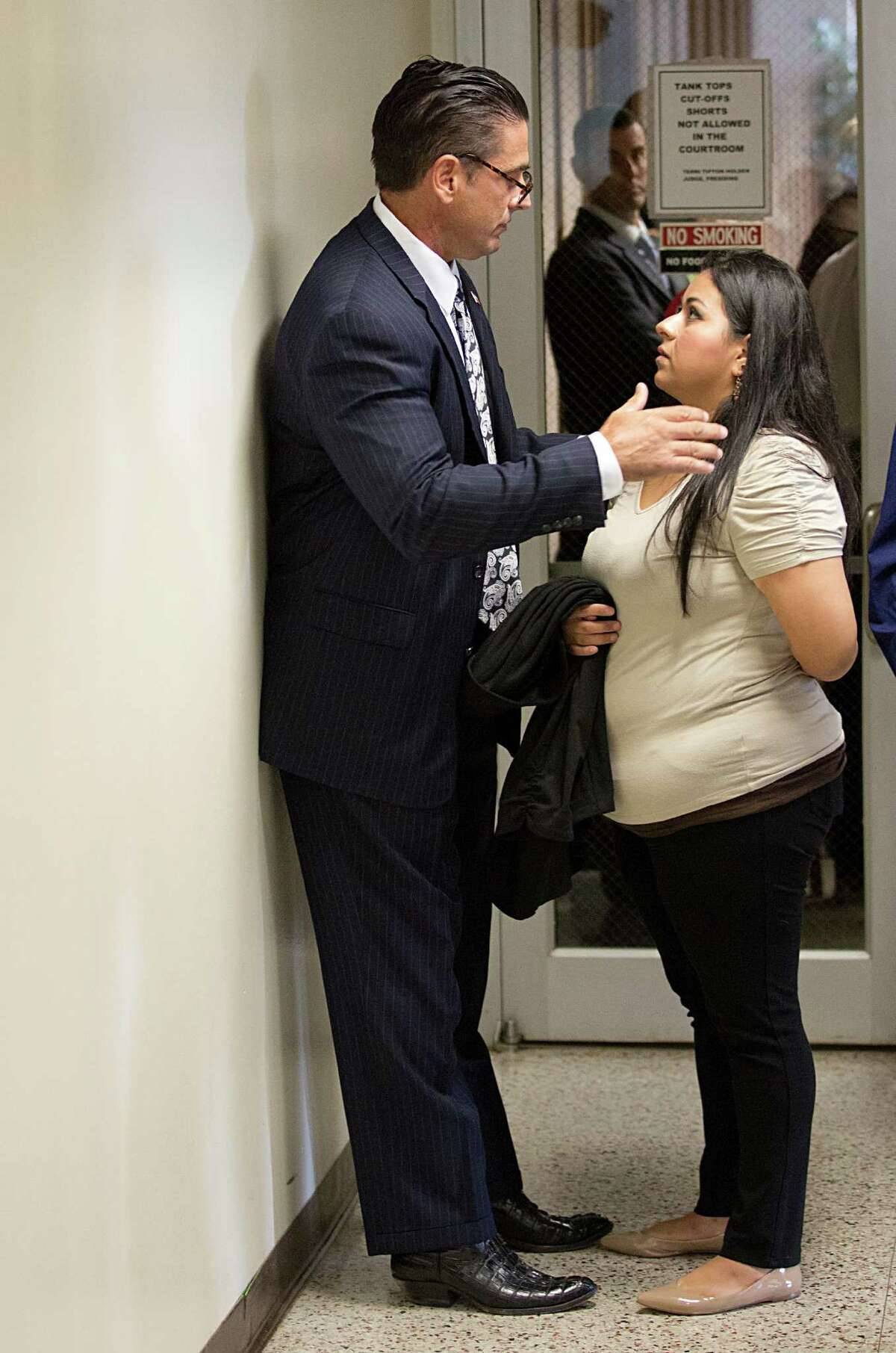 In murder trial, two families dealing with grief