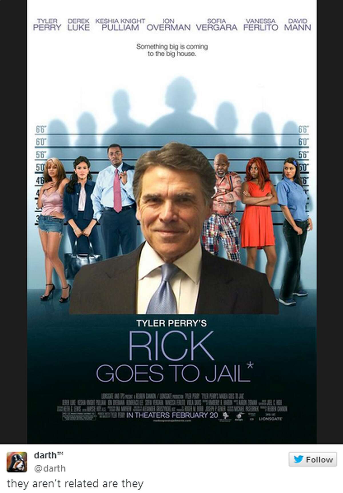 Gov. Rick Perry's mugshot goes viral