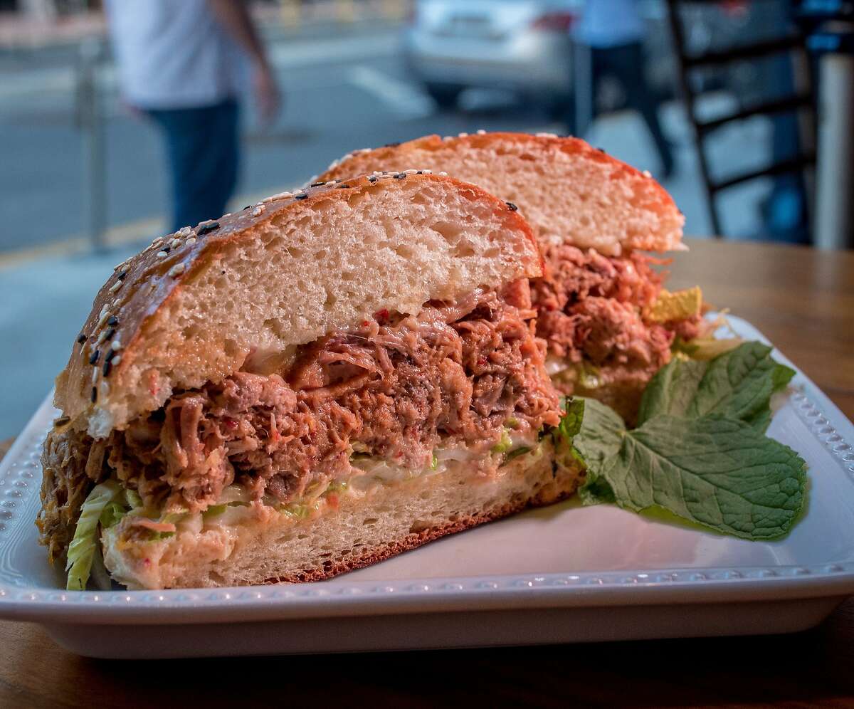 Cafe Terminus' chicken salad with kale loaded with meat, flavor