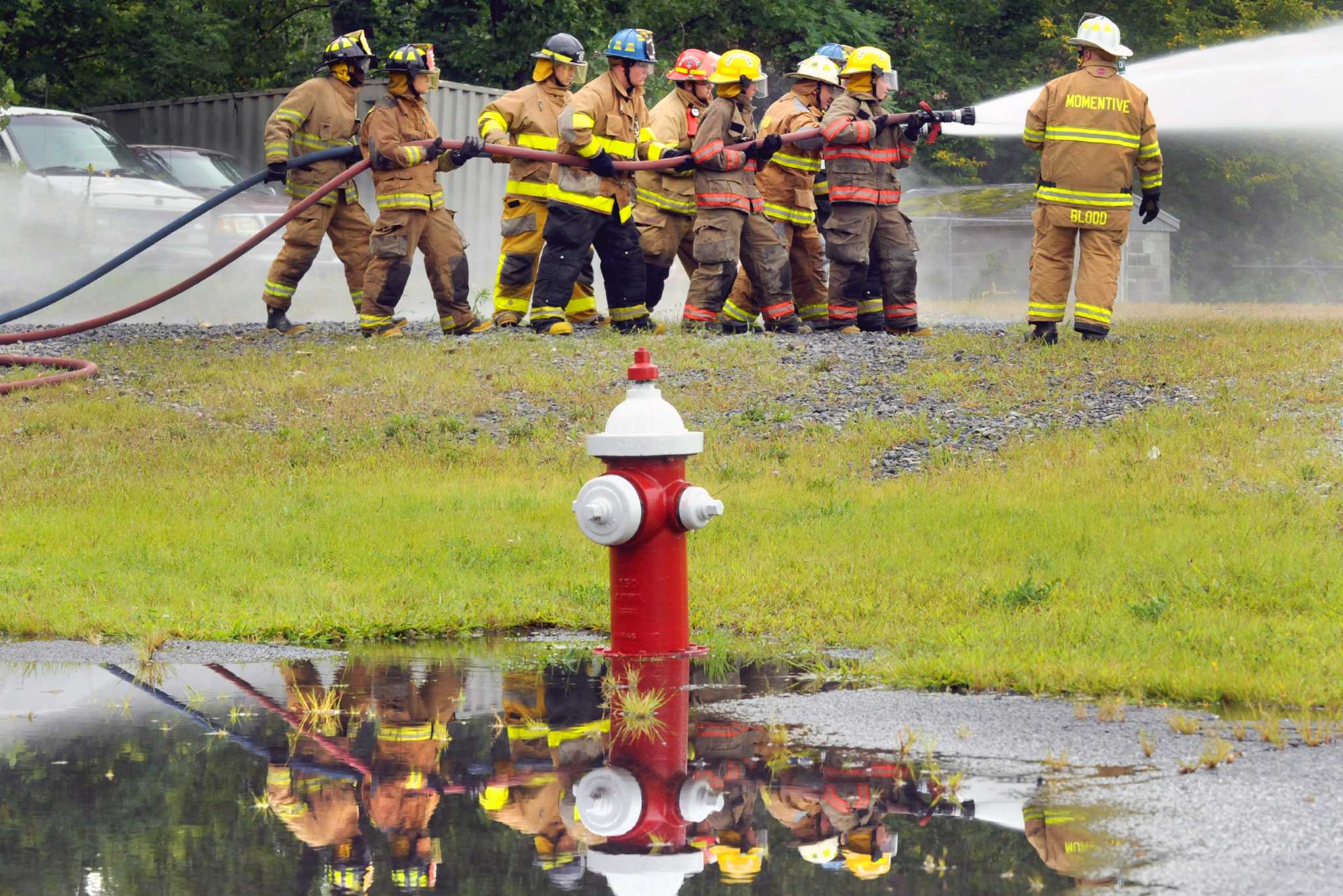 Youth firefighters learn special skills