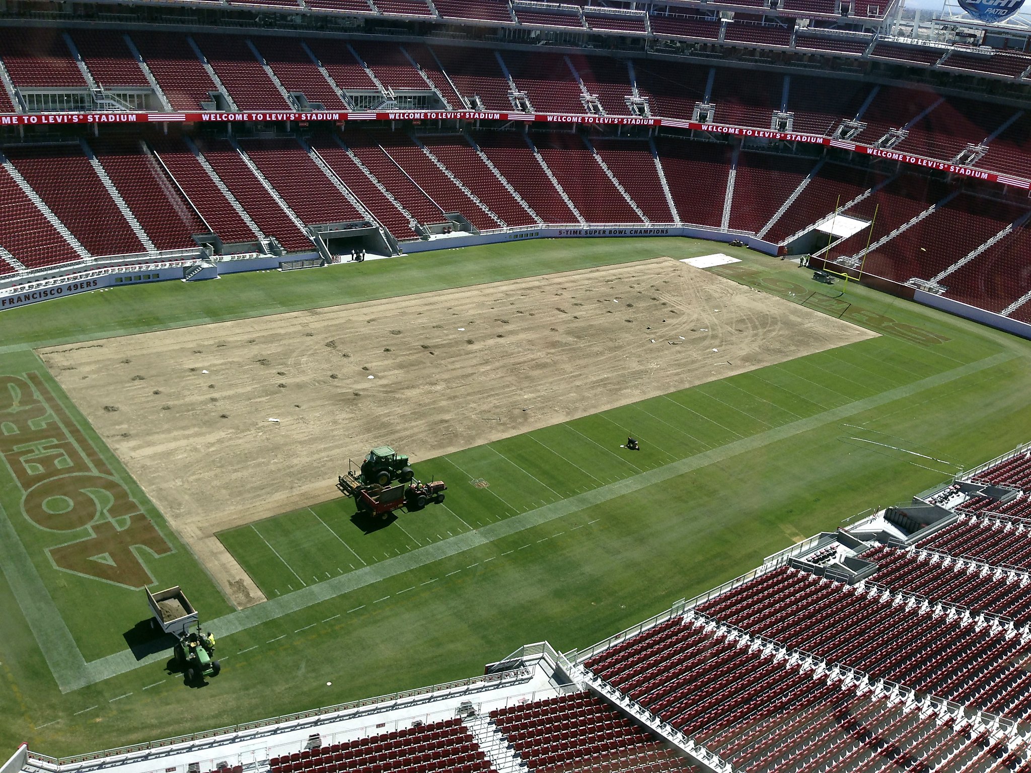 49ers say newly laid field 'will be perfect' for Sunday
