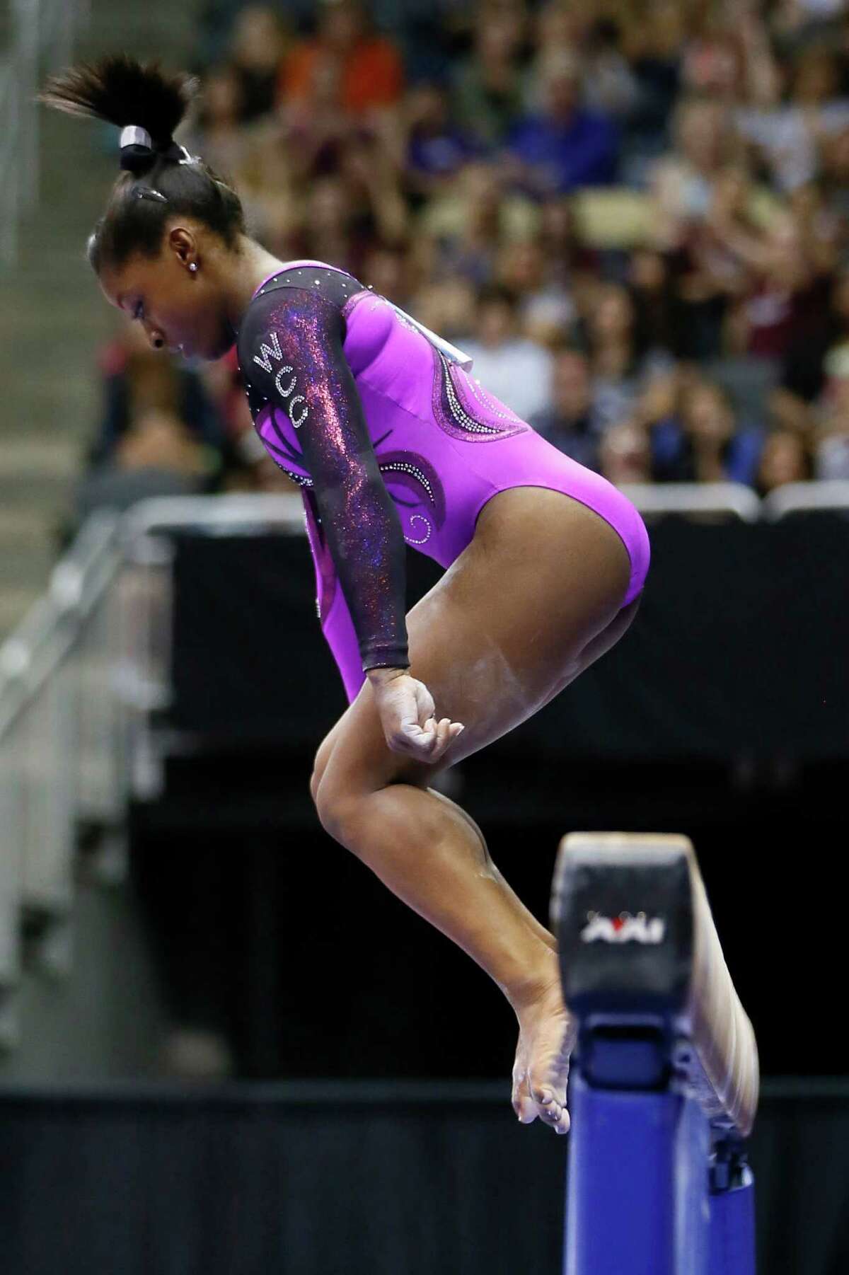 Biles dominates field en route to all-around title