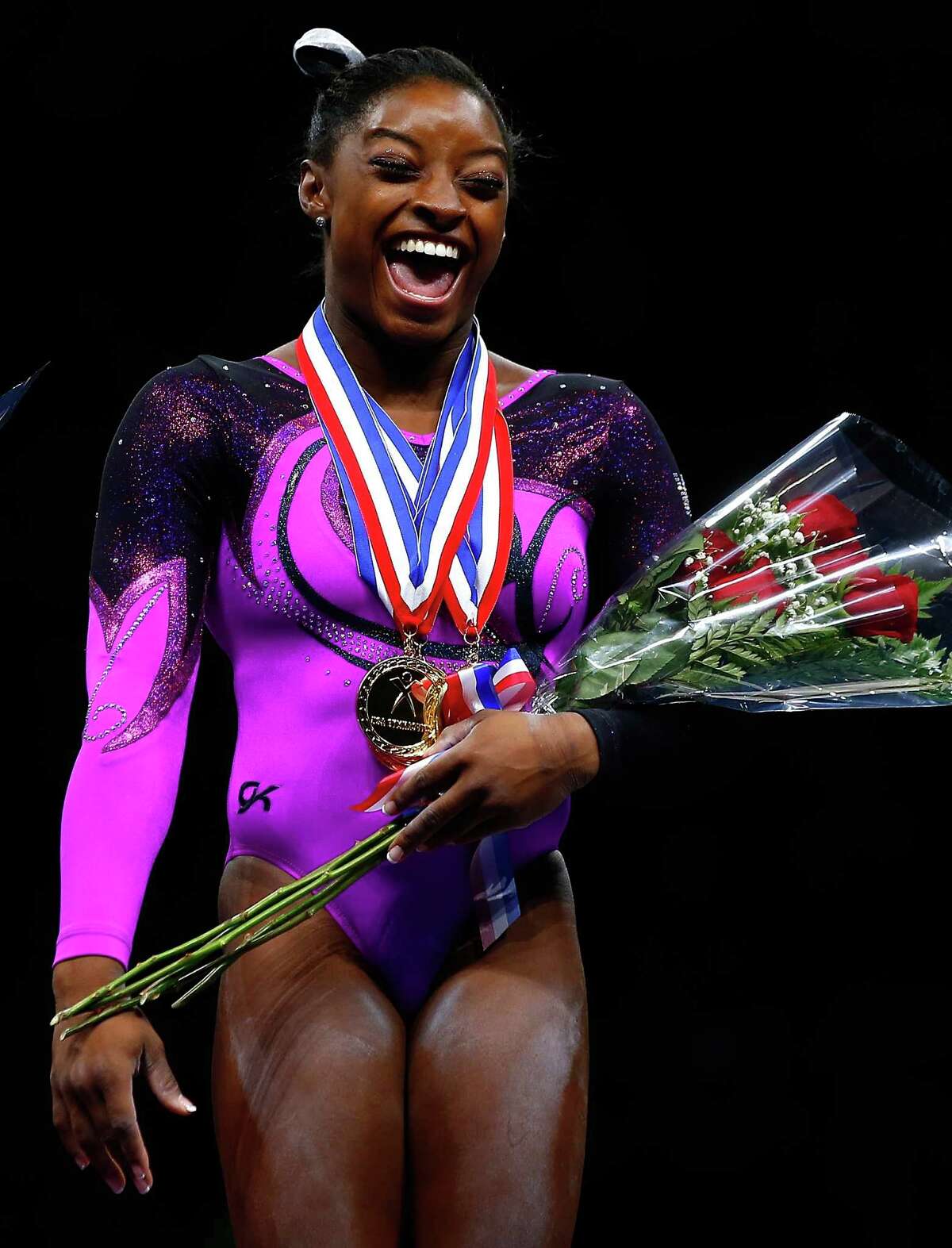 Biles dominates field en route to all-around title