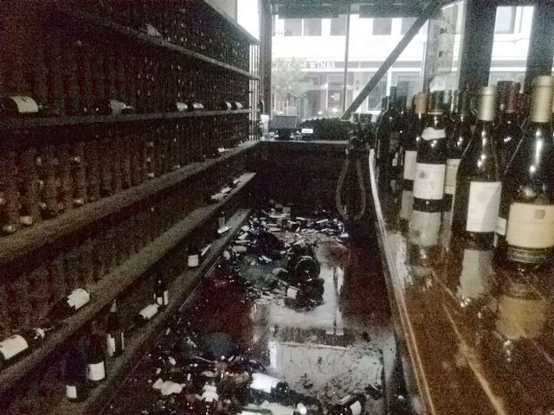 Even an earthquake can't stop some from wine tasting