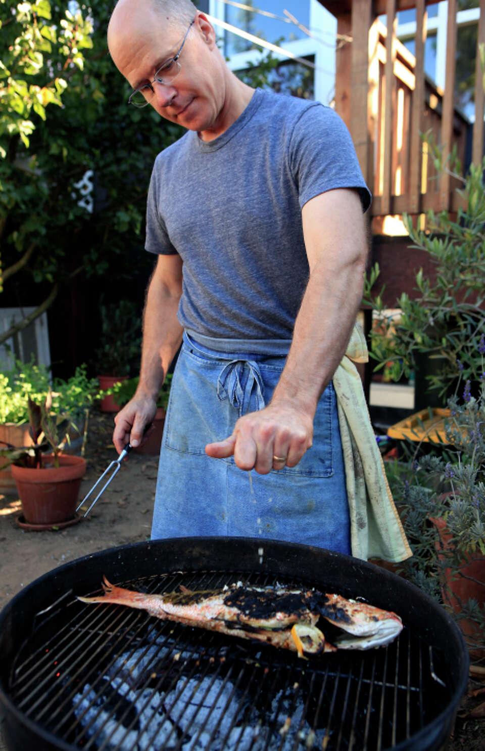 Fish for compliments: Kokkari chef’s deep secrets for grilling
