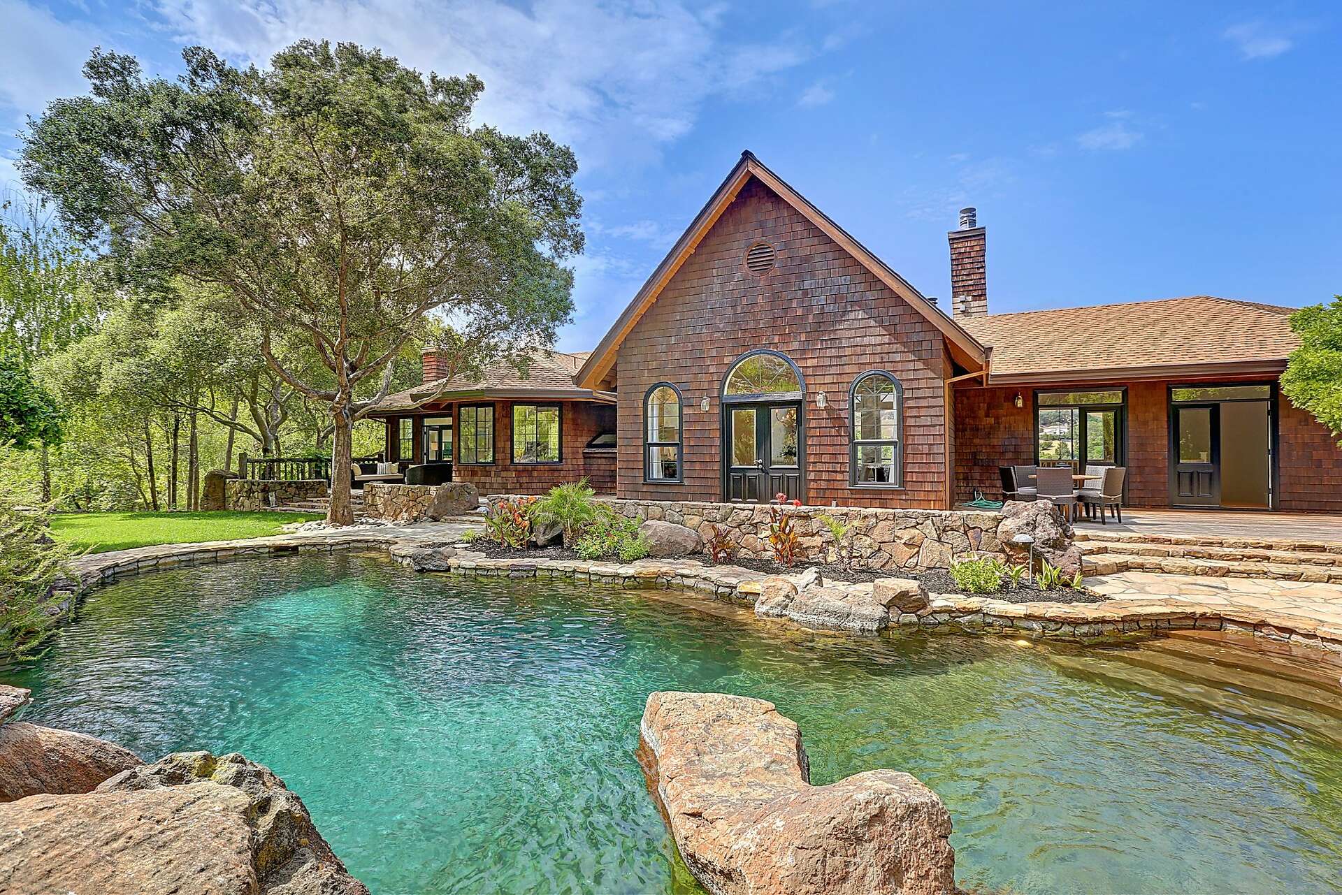Shingled Craftsman highlights private Novato estate