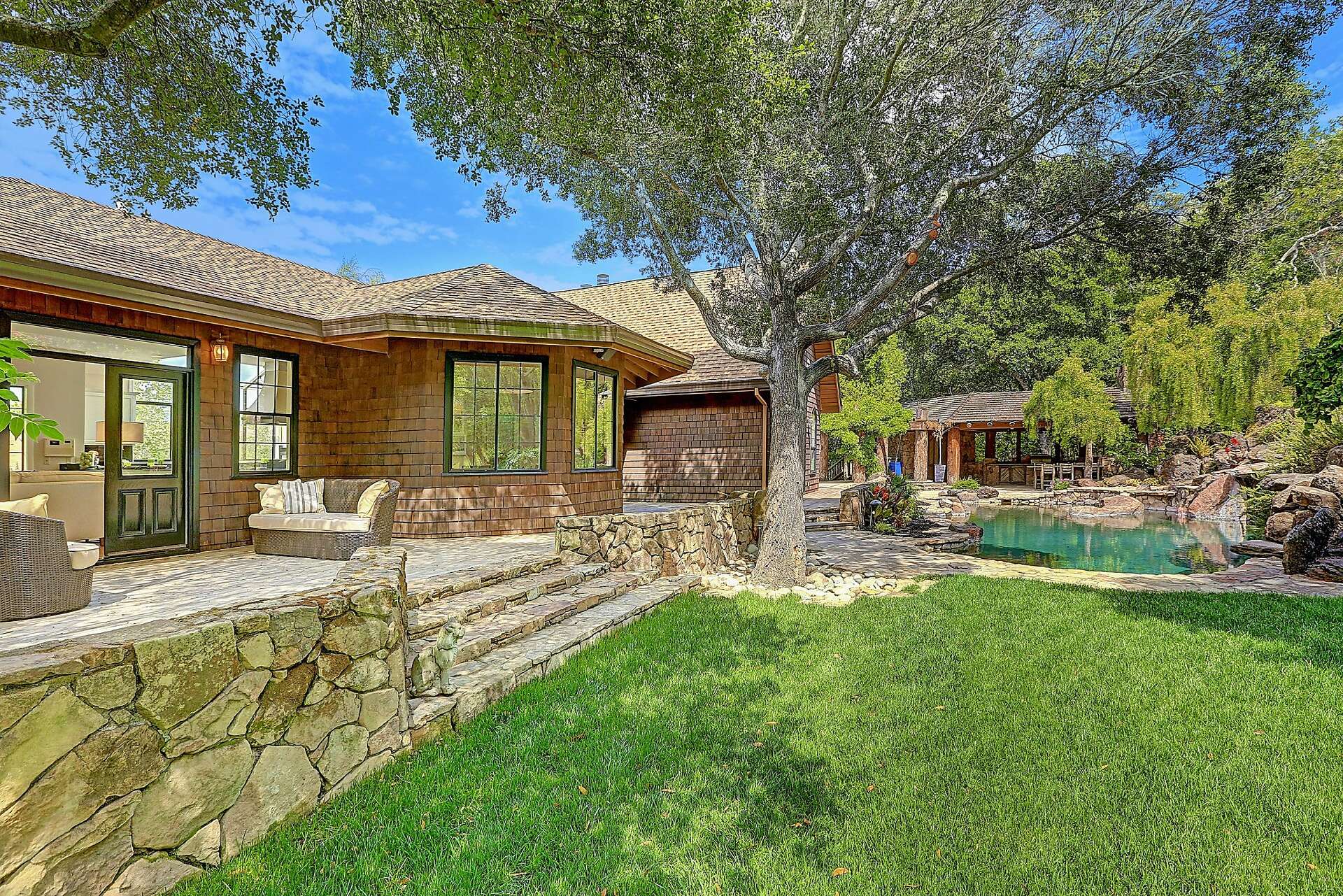 Shingled Craftsman highlights private Novato estate