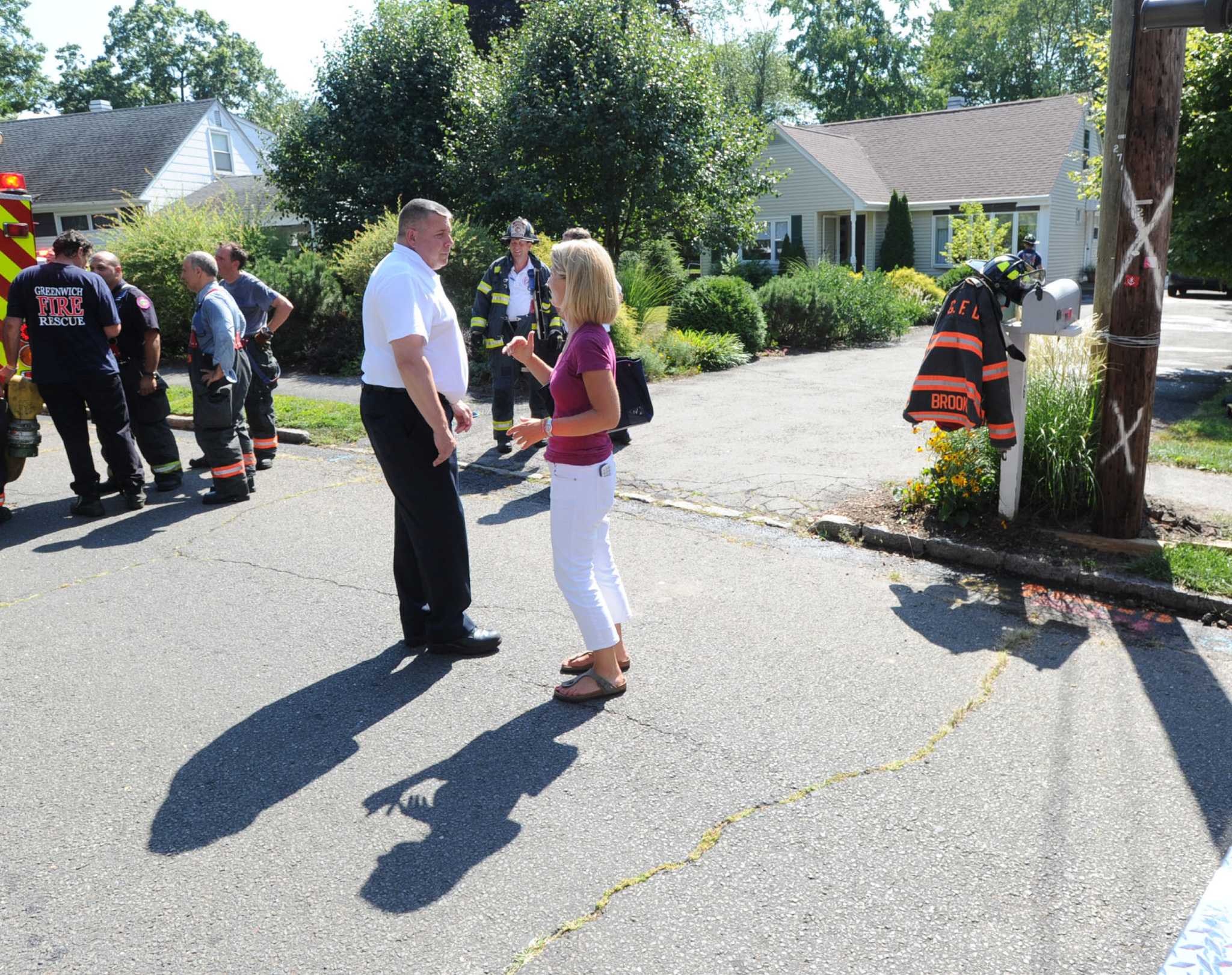 Riverside house fire: "We made short work of it."