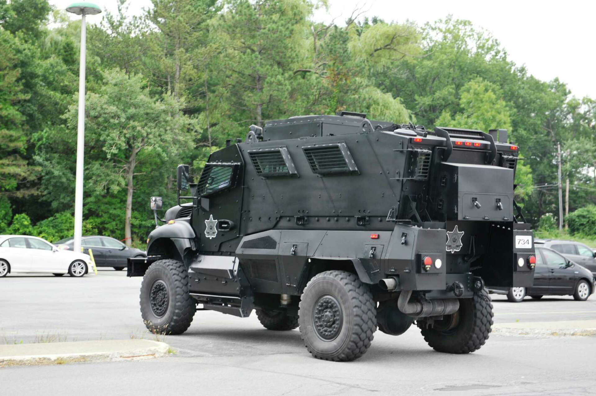 Police stock up on spoils of war