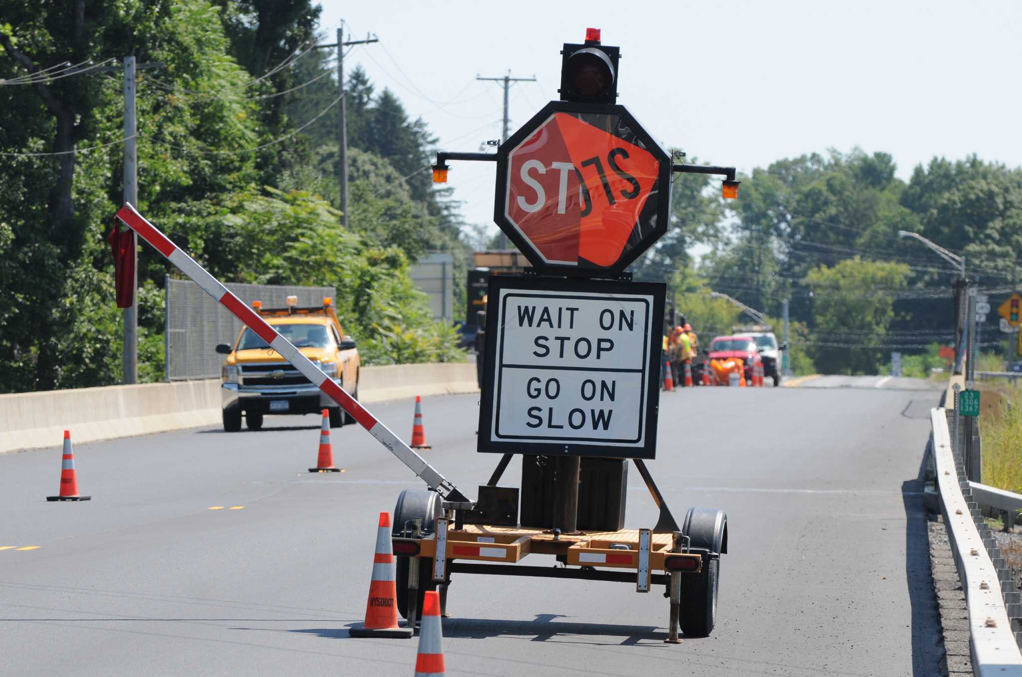 Caution: Robot flagman ahead