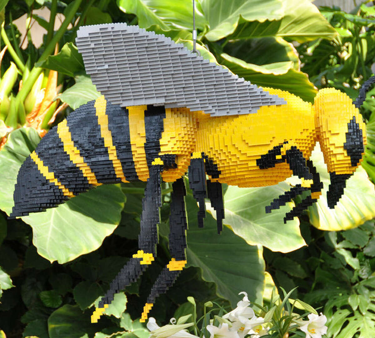 LEGO sculptures take over Botanical Garden Saturday