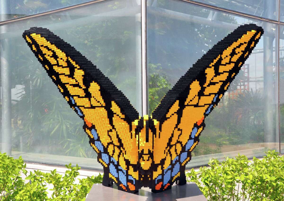 LEGO sculptures take over Botanical Garden Saturday
