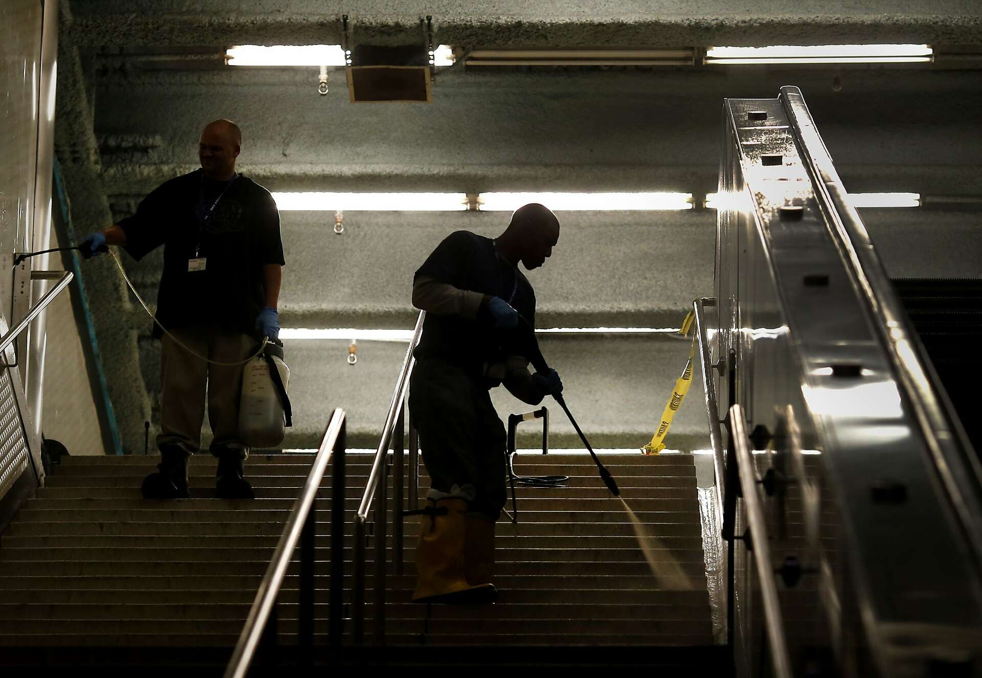 Clean team, loitering crackdown help make BART stations spiffier