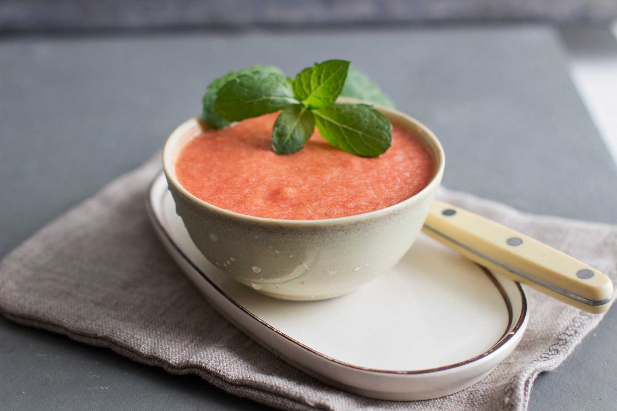 A sweet and tangy approach to gazpacho