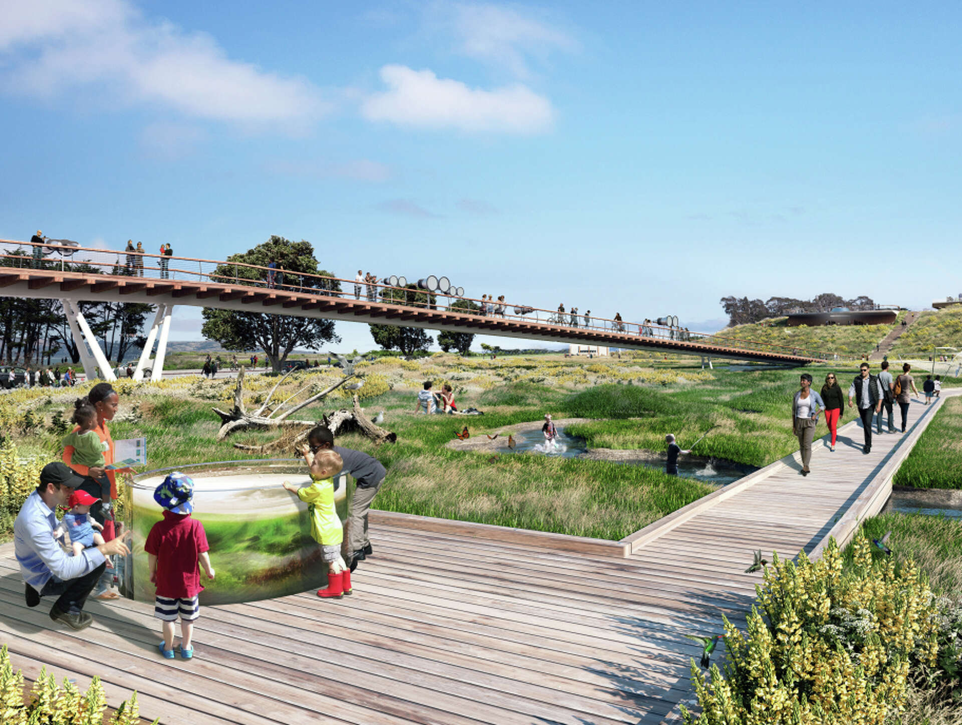 Commentary: 5 designs for park inside Presidio are all over map