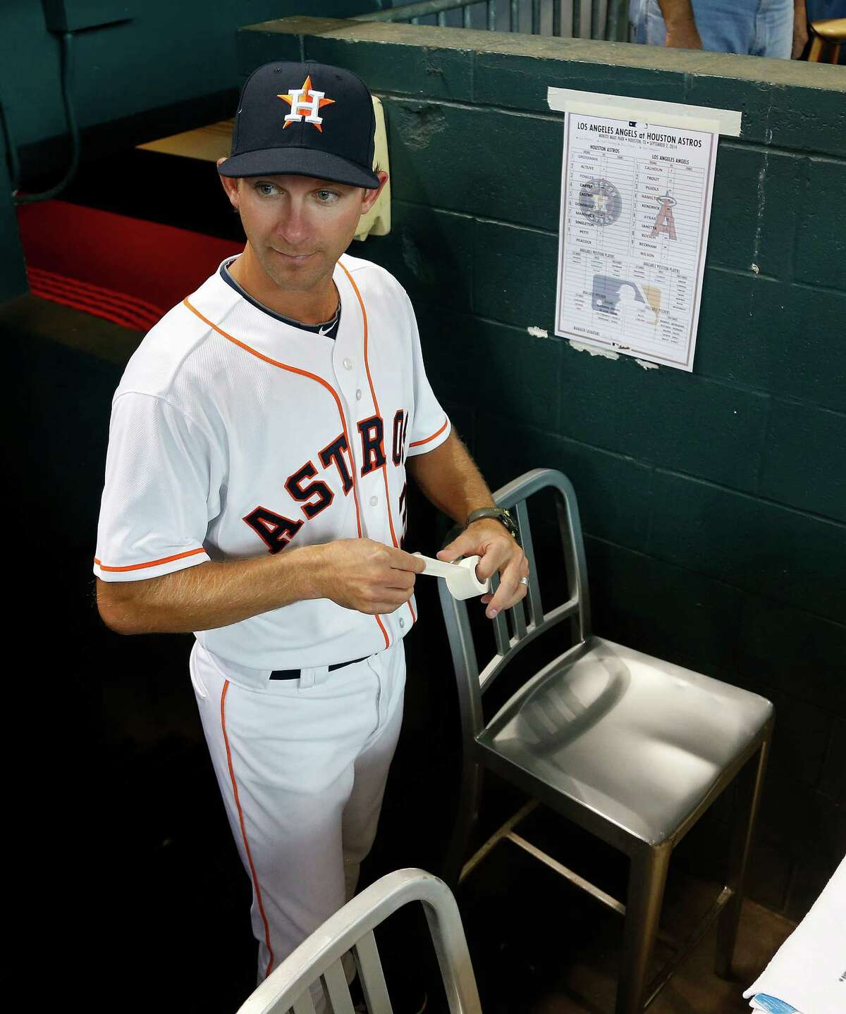 Astros' Lawless, Everett friends at first sight