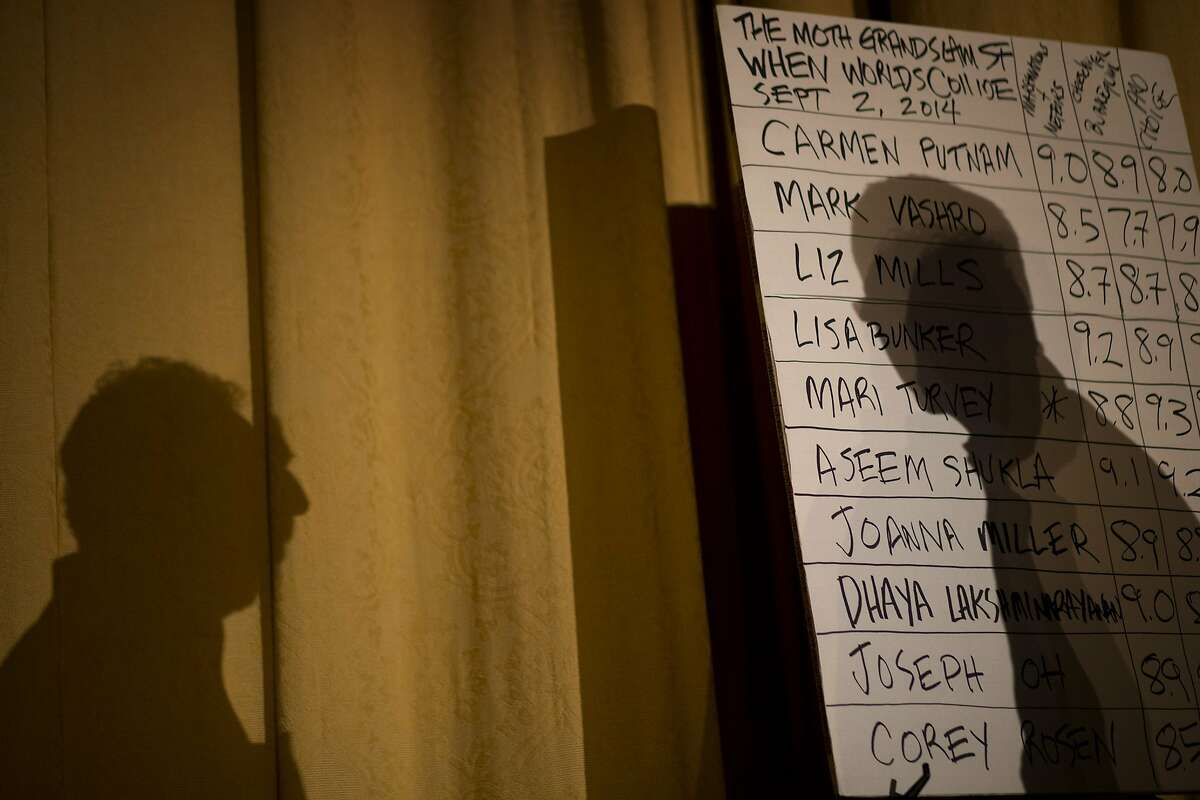 A 10-story high at Moth's S.F. GrandSLAM competition