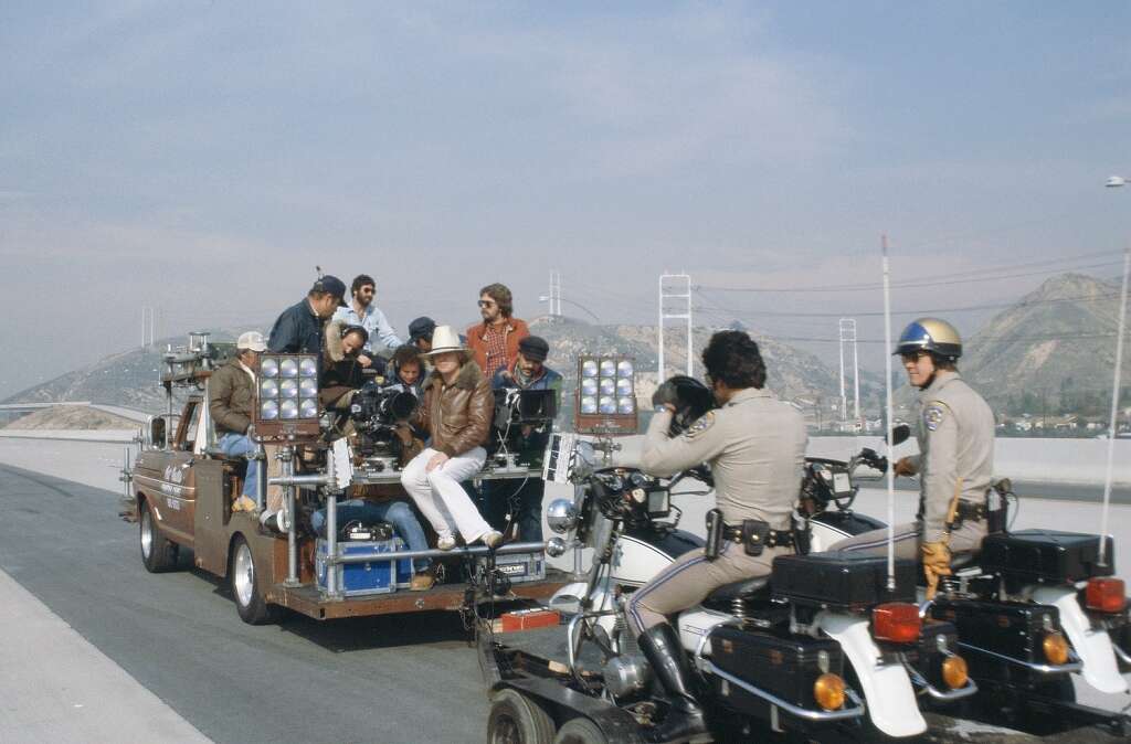 Chips Motor Cops, Ponch and John, save a terrified Biker from a Freeze ...