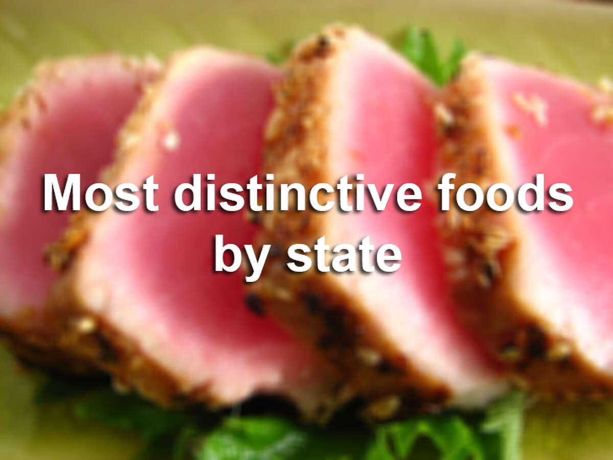 Most distinctive foods by state