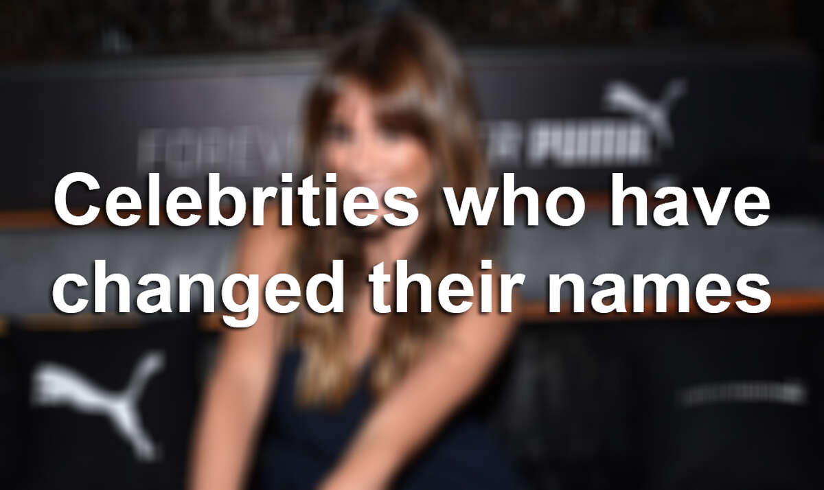 Celebrities who have changed their names