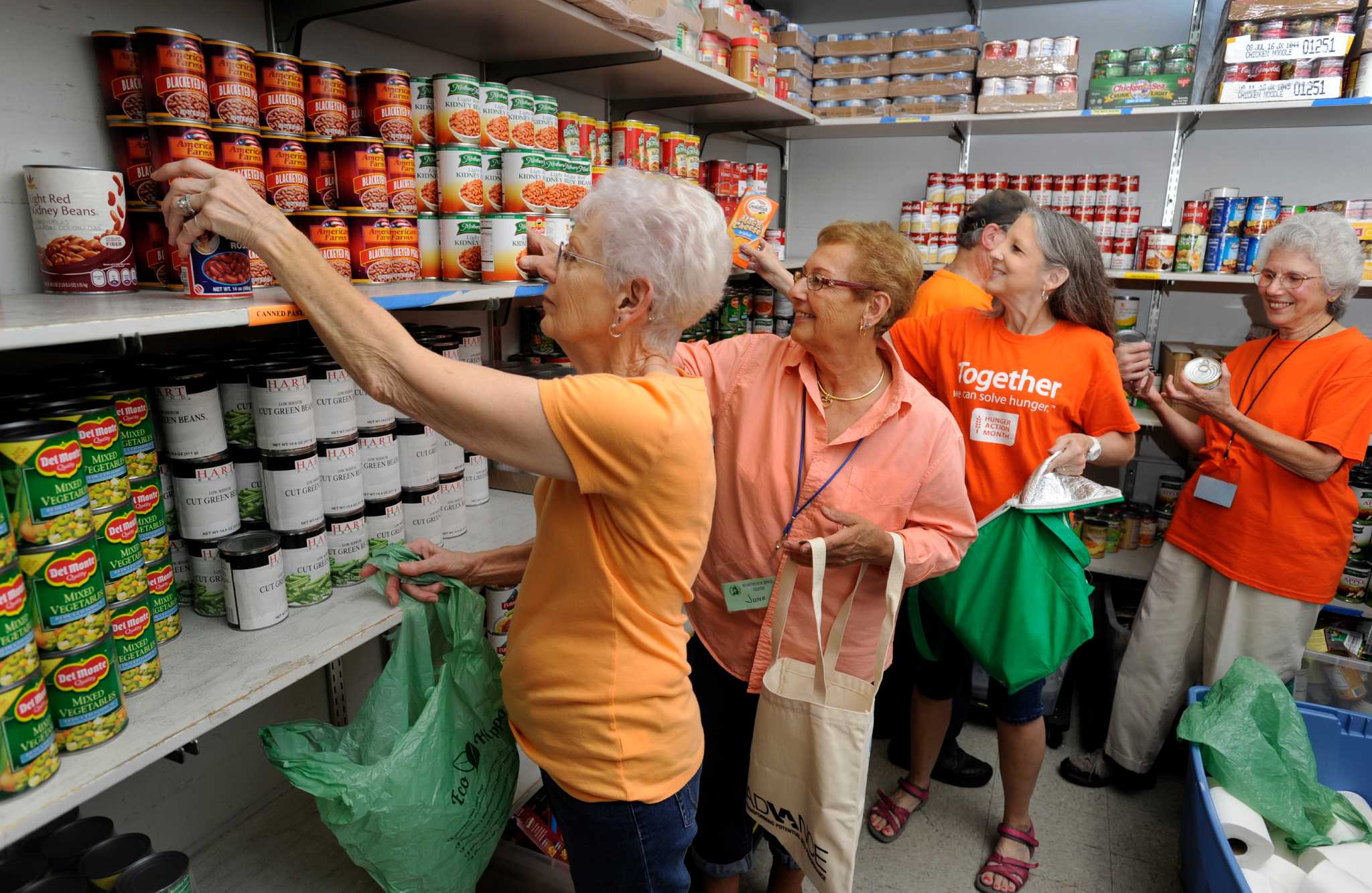 Orange is the color of hunger awareness this Thursday