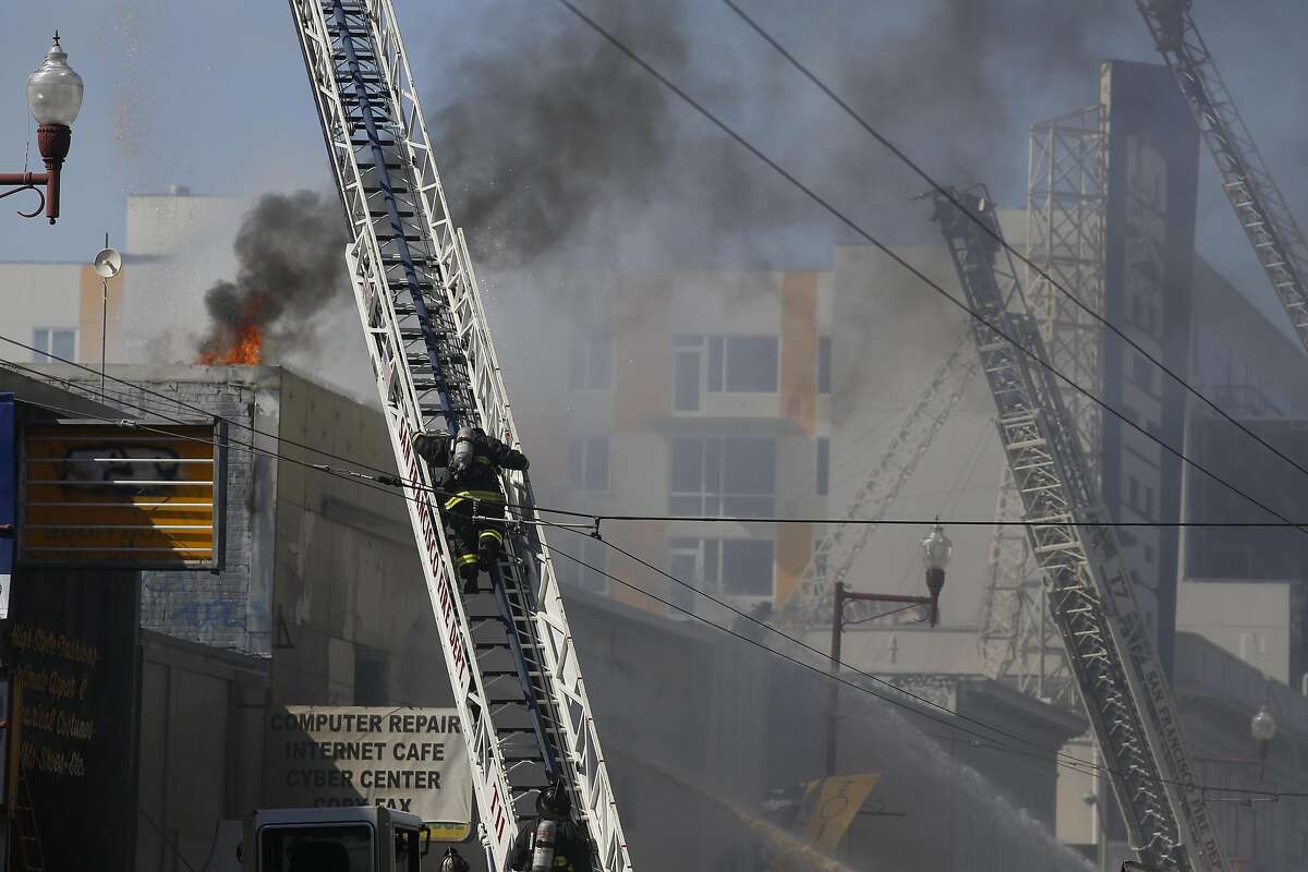 San Francisco firefighters contain big blaze in the Mission