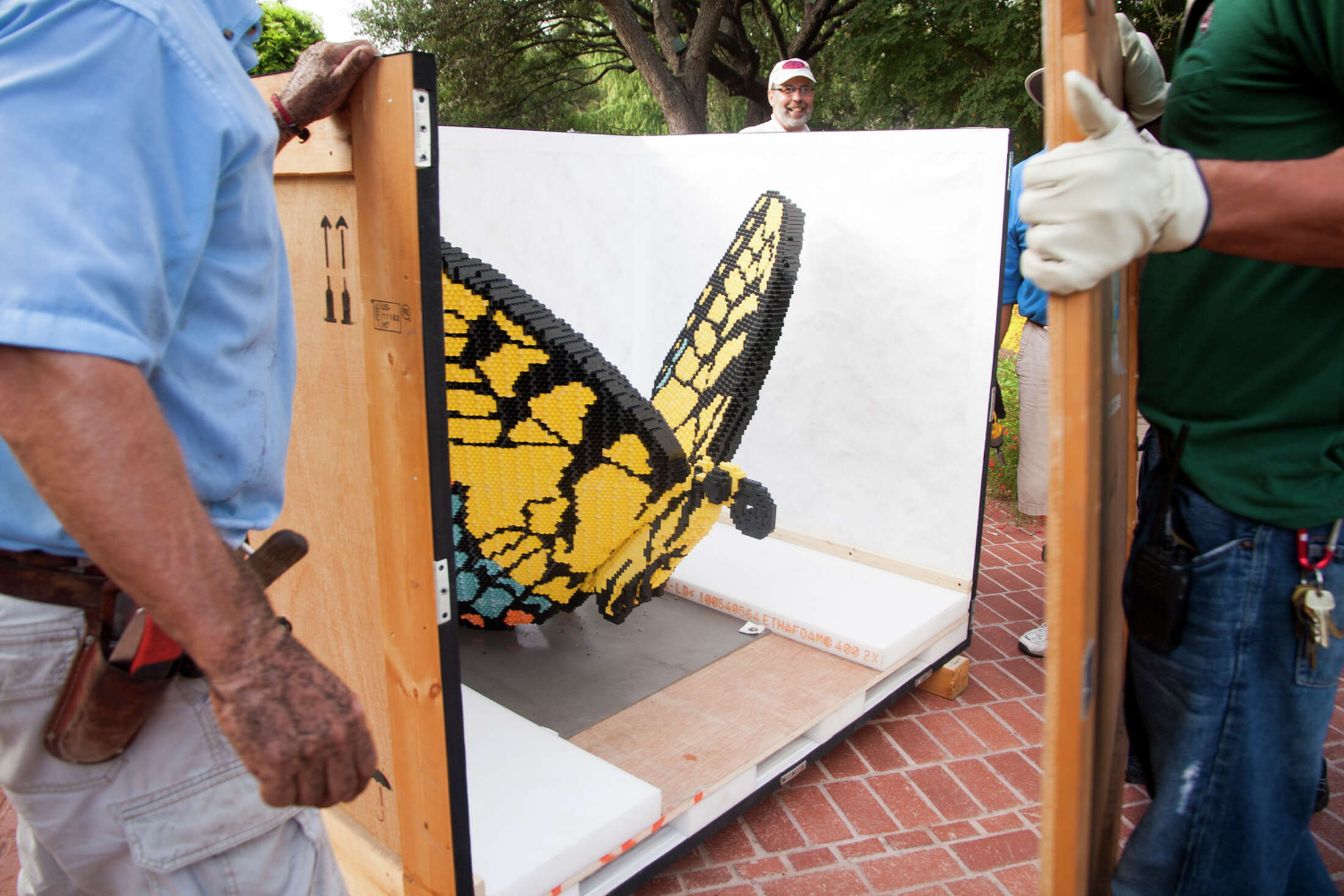 LEGO sculptures take over Botanical Garden Saturday