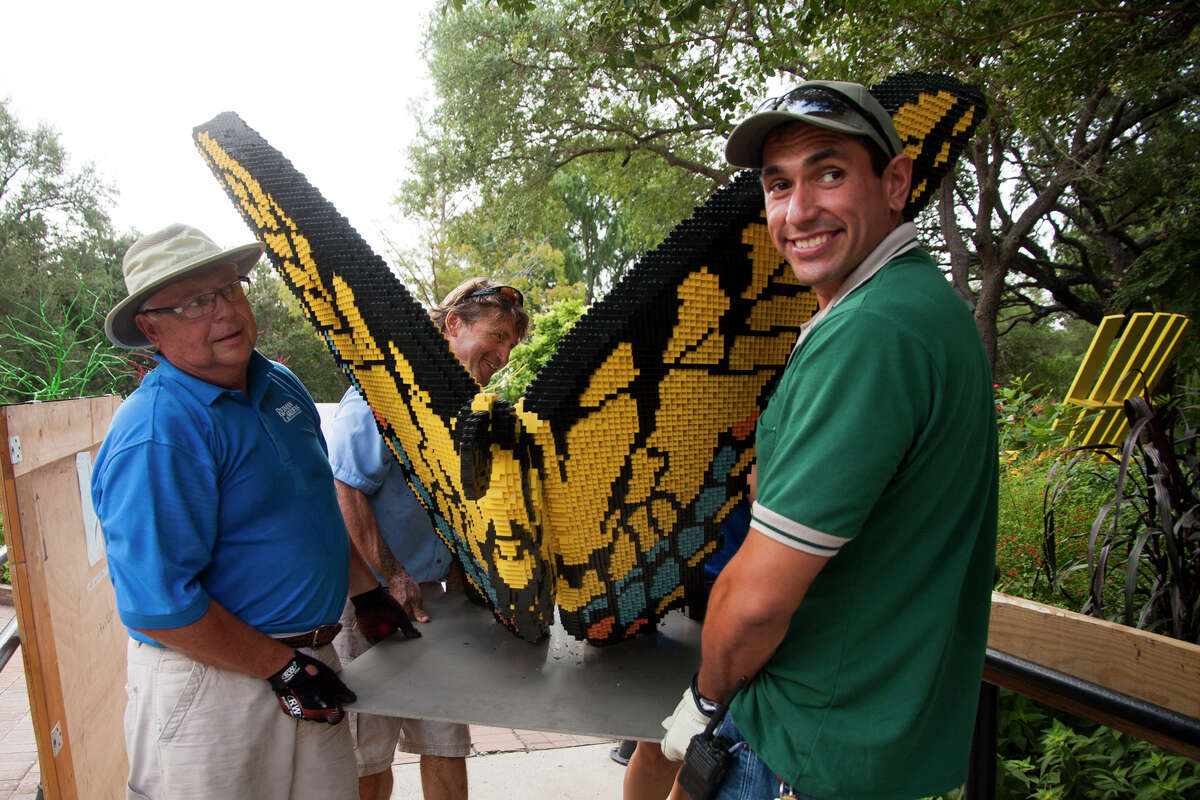 LEGO sculptures take over Botanical Garden Saturday