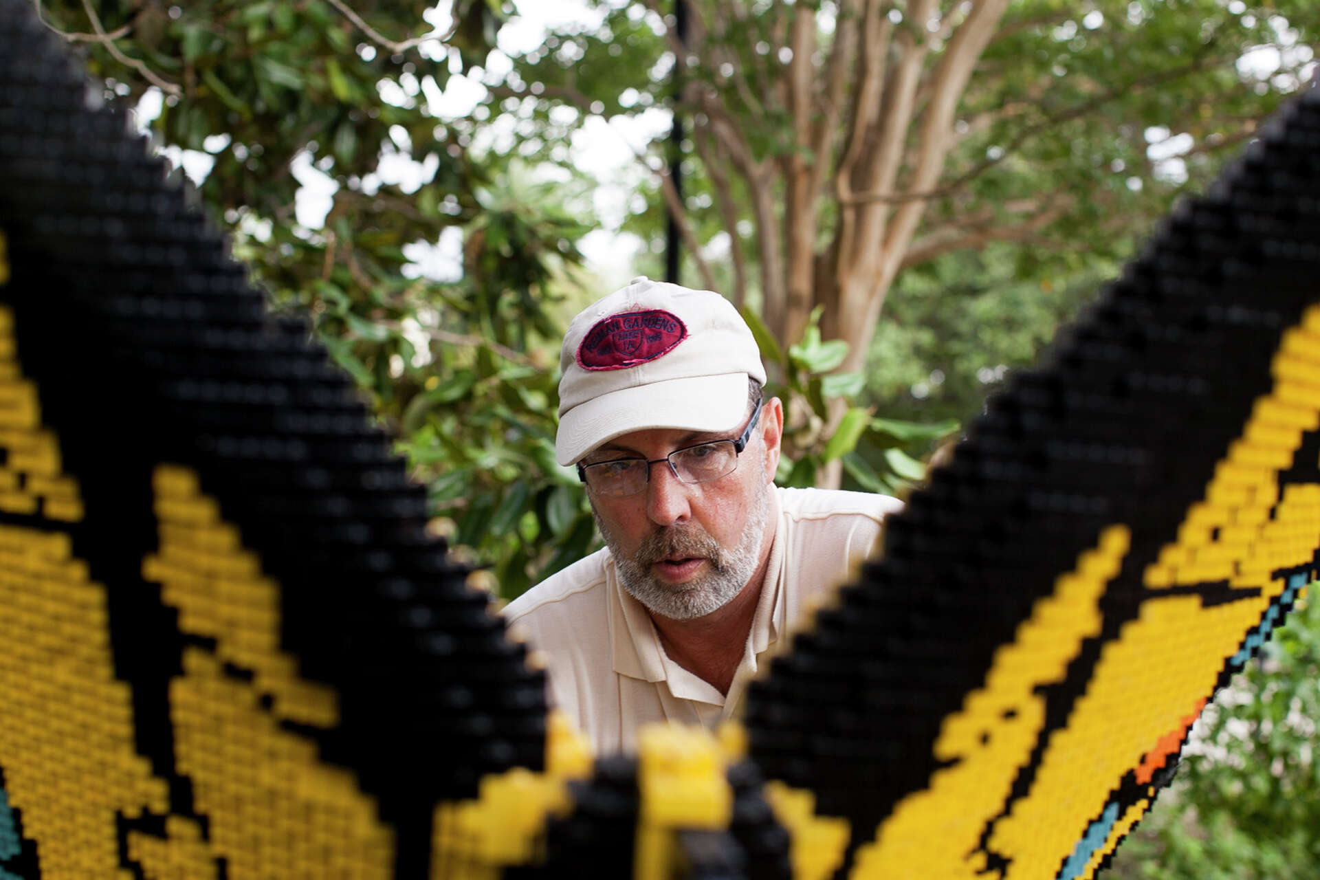 LEGO sculptures take over Botanical Garden Saturday
