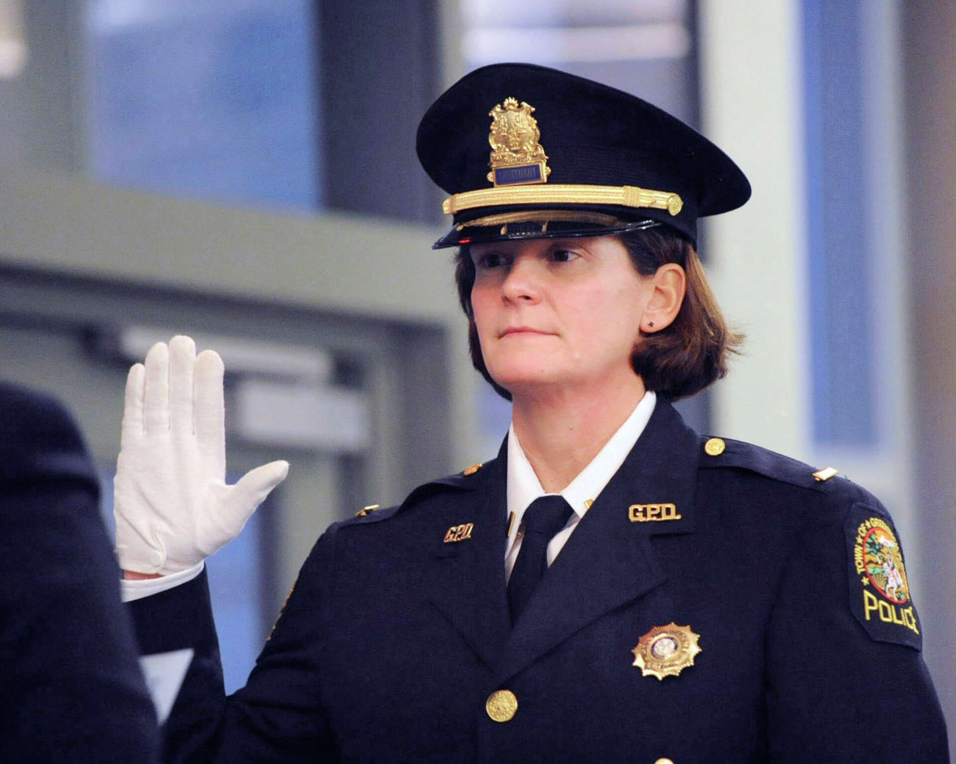 Greenwich's first female police captain sues town