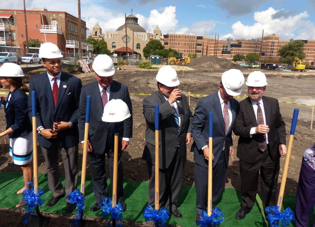 VIA celebrates construction on West Side transfer center