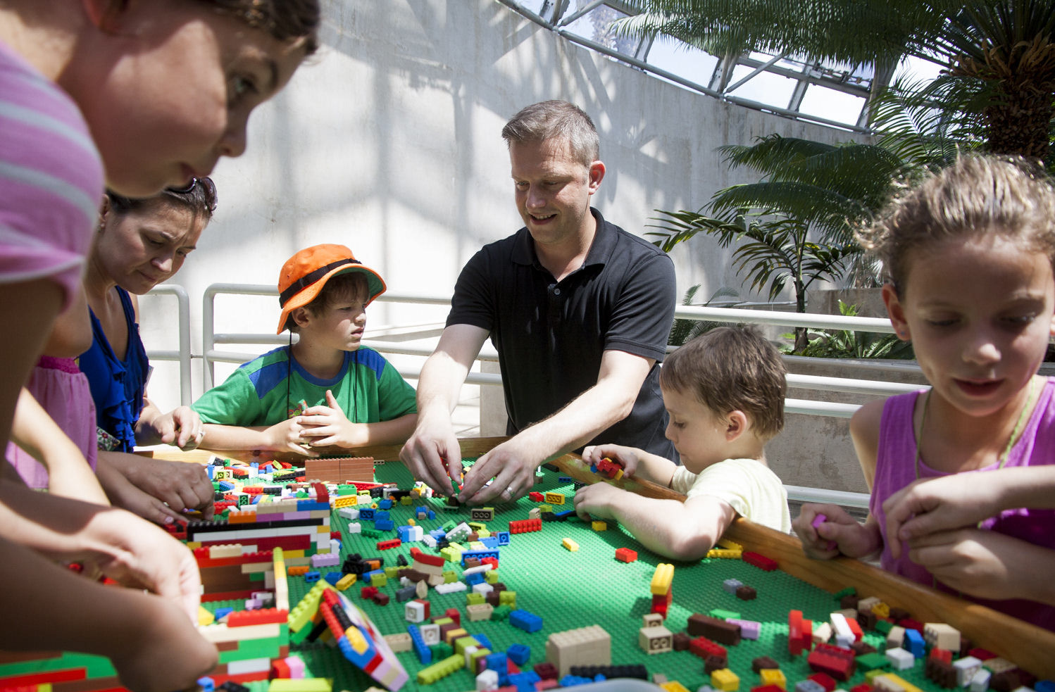 LEGO sculptures capture generations