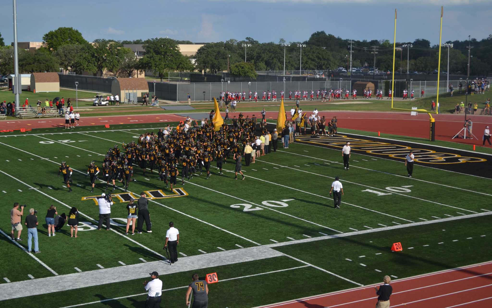 TLU christens its new stadium with victory