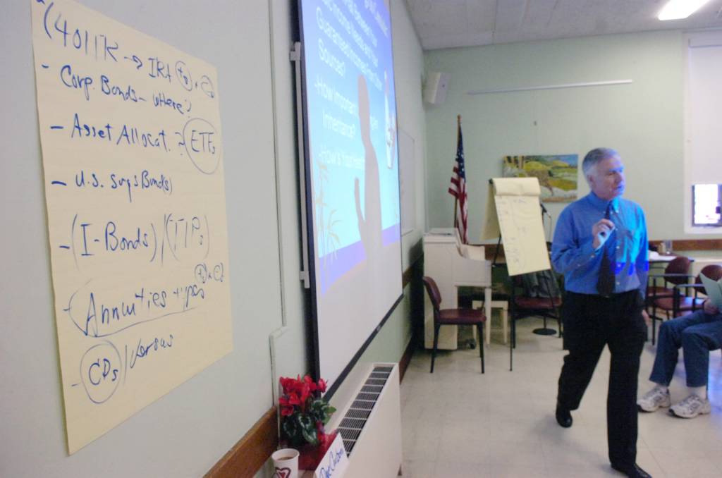 Seniors learn about retirement plan options at seminar