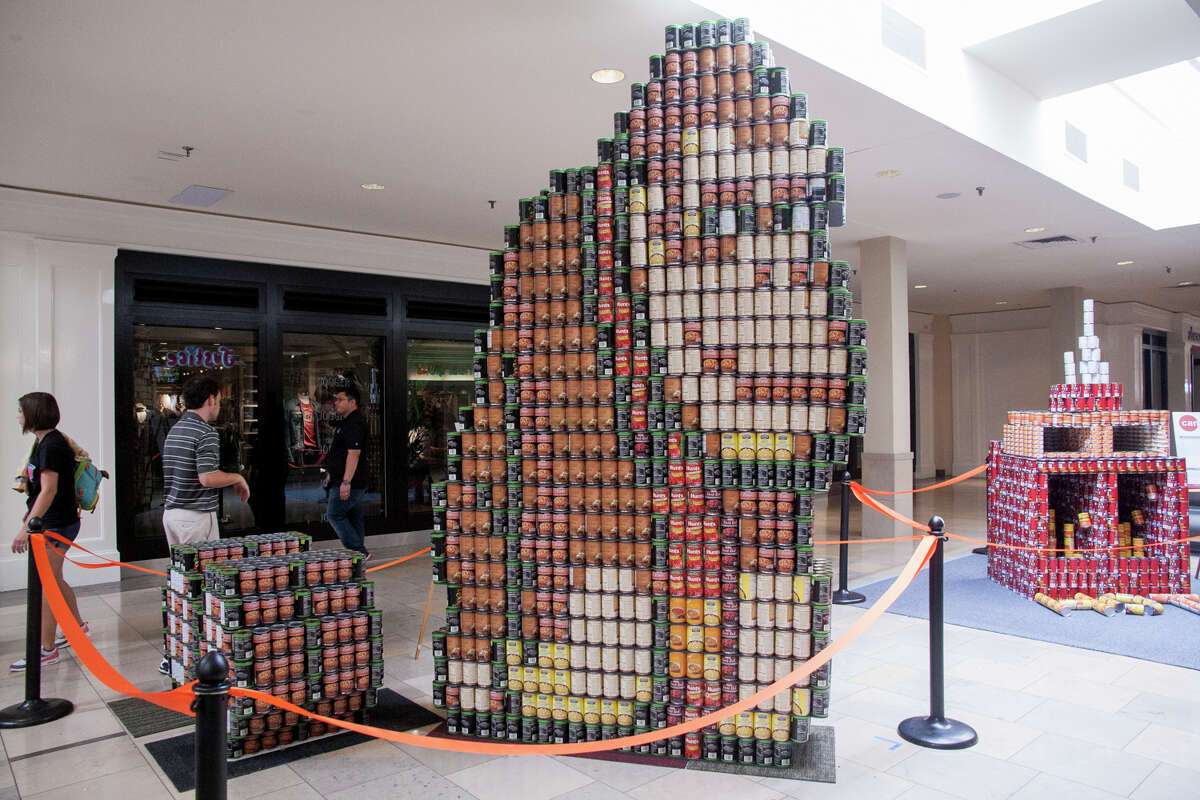 Canned goods become art at sculpture competition