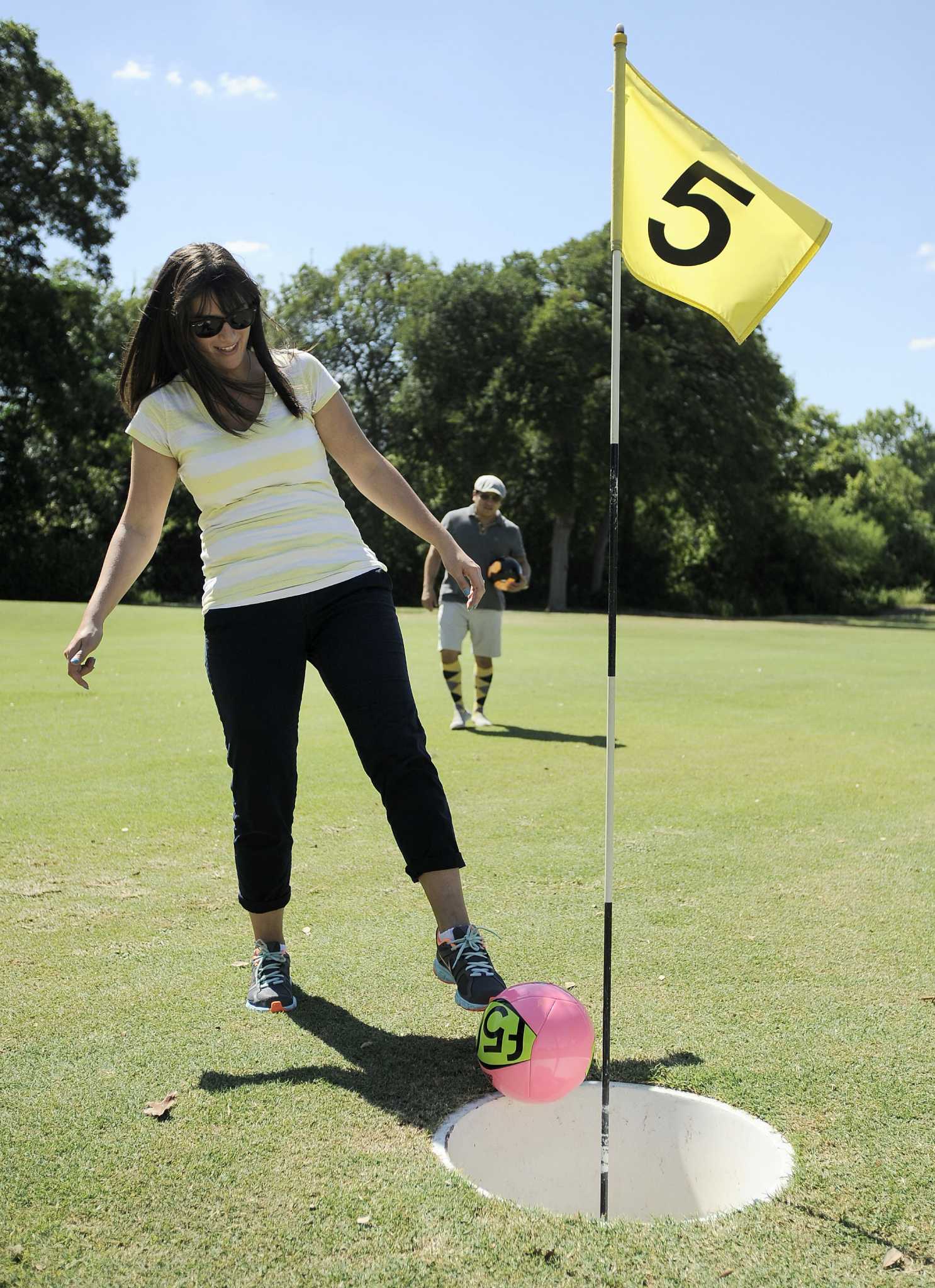 Fans say FootGolf is easy to learn, fun to play