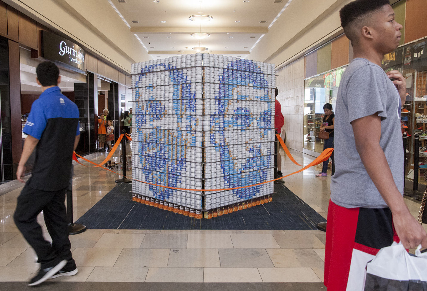 Cans turn into art in annual competition