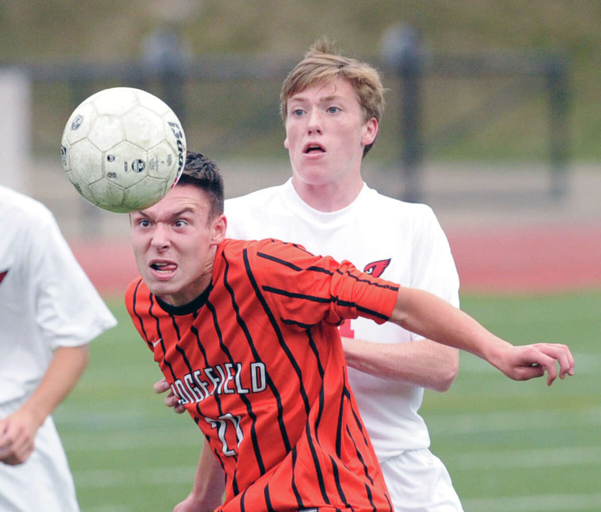 Bartels hat trick lifts Greenwich boys soccer team past Ridgefield