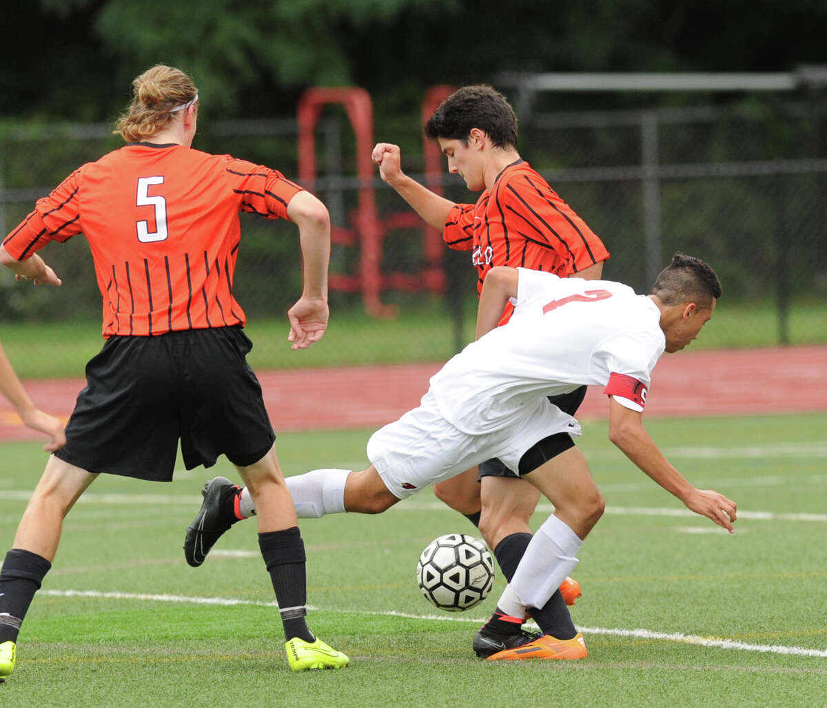Bartels' hat trick lifts Greenwich boys soccer team past Ridgefield