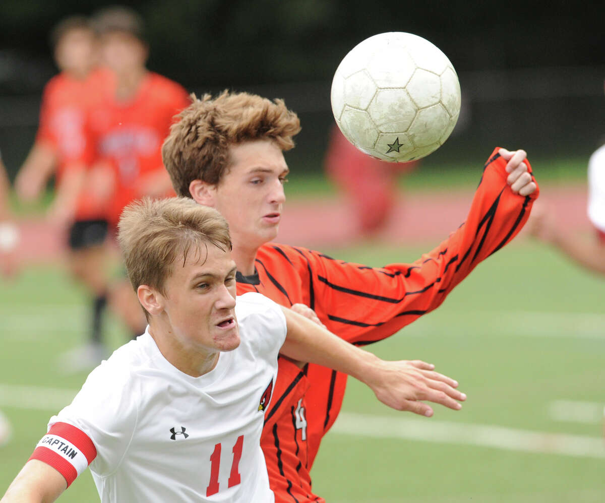 Bartels' hat trick lifts Greenwich boys soccer team past Ridgefield