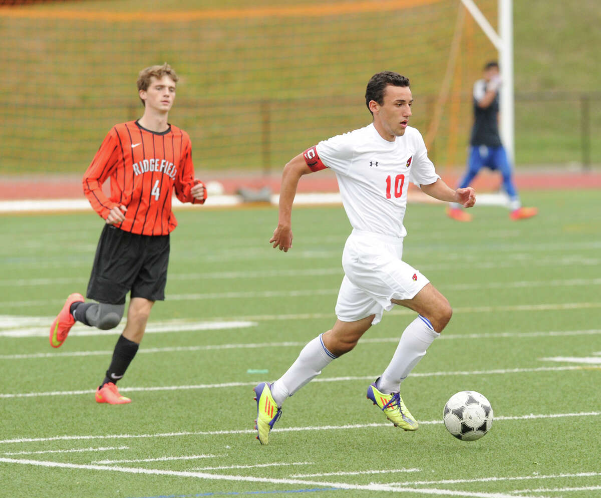 Bartels' hat trick lifts Greenwich boys soccer team past Ridgefield