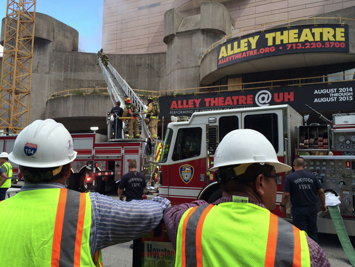 Fire reported at Alley Theatre in downtown Houston
