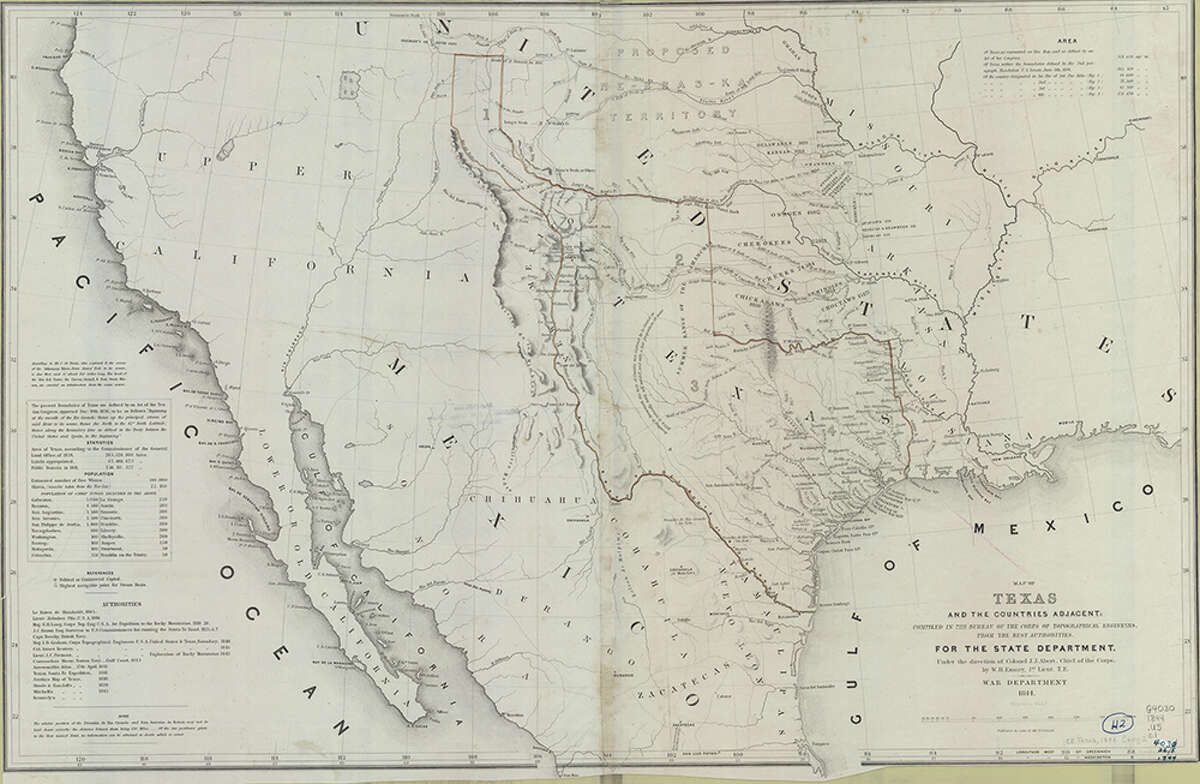 Historic Texas map going for $8,000