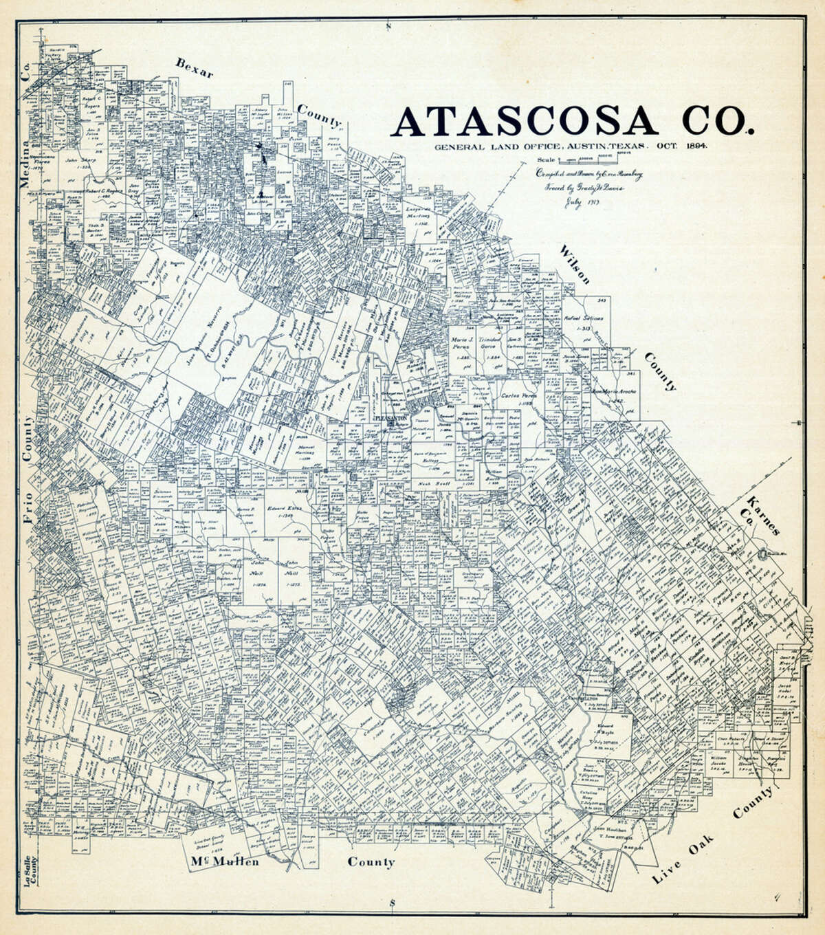 Reprint of 1849 Texas map is the most popular one sold by state