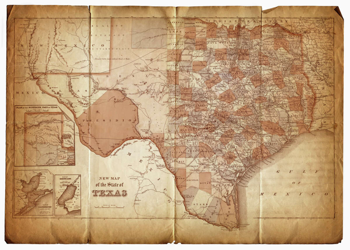 Reprint of 1849 Texas map is the most popular one sold by state