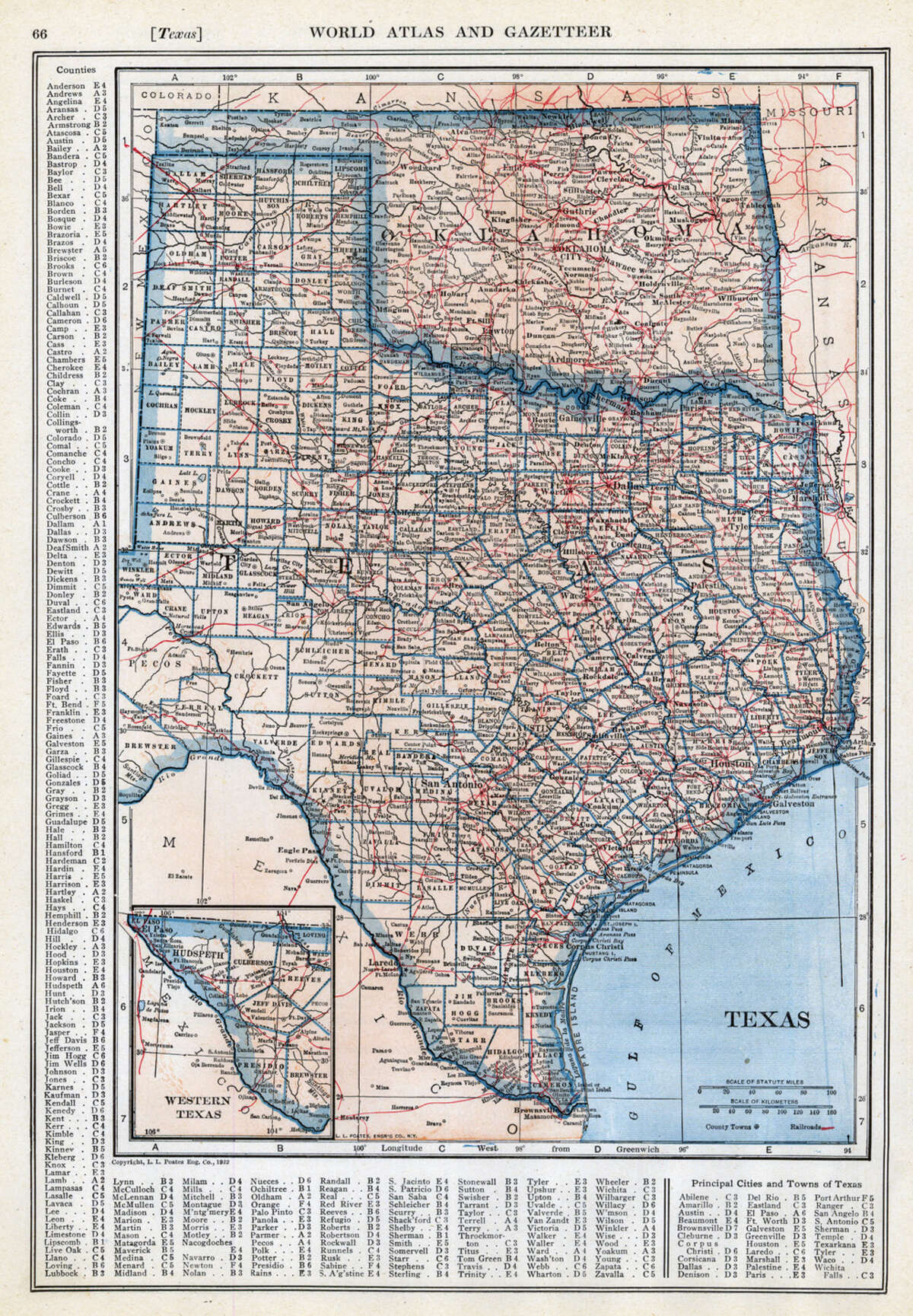 Reprint of 1849 Texas map is the most popular one sold by state