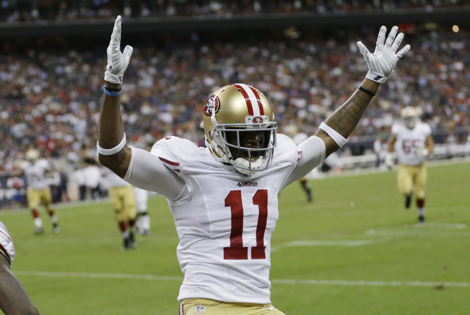 Rookie receiver Bruce Ellington adding to running-back depth