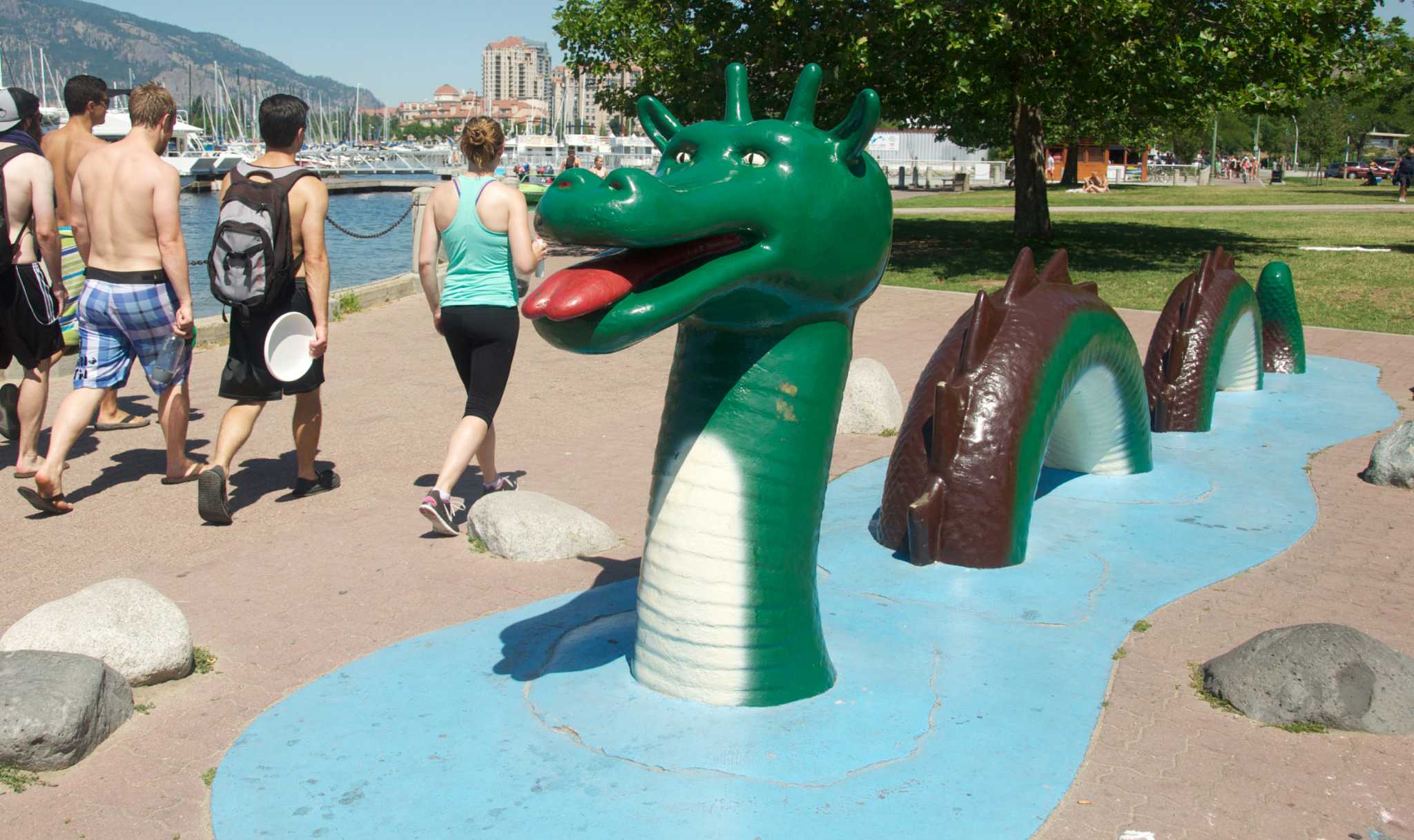 monster living in lake okanagan