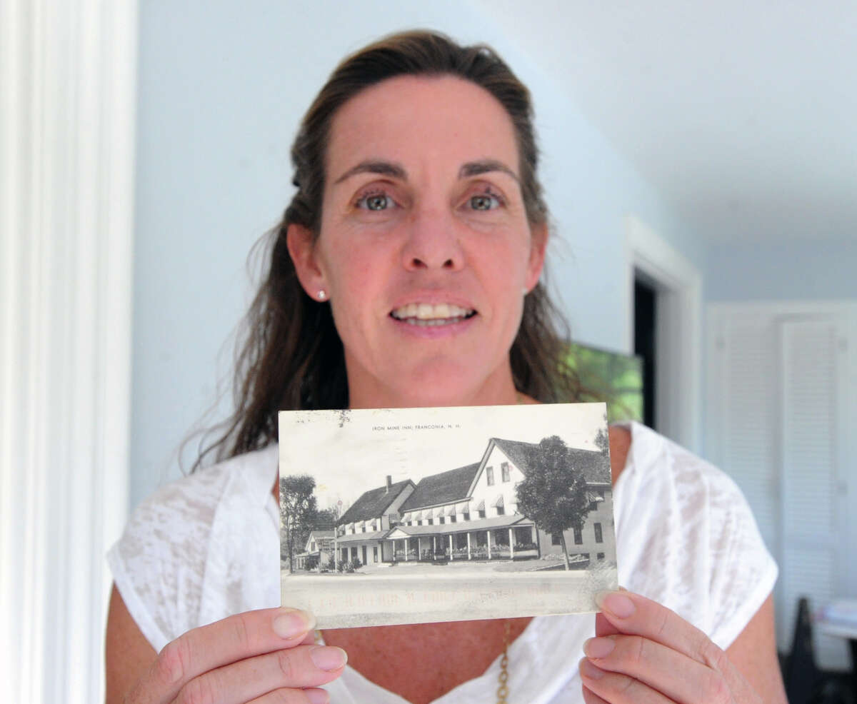 A postcard arrives in Old Greenwich 66 years after being sent
