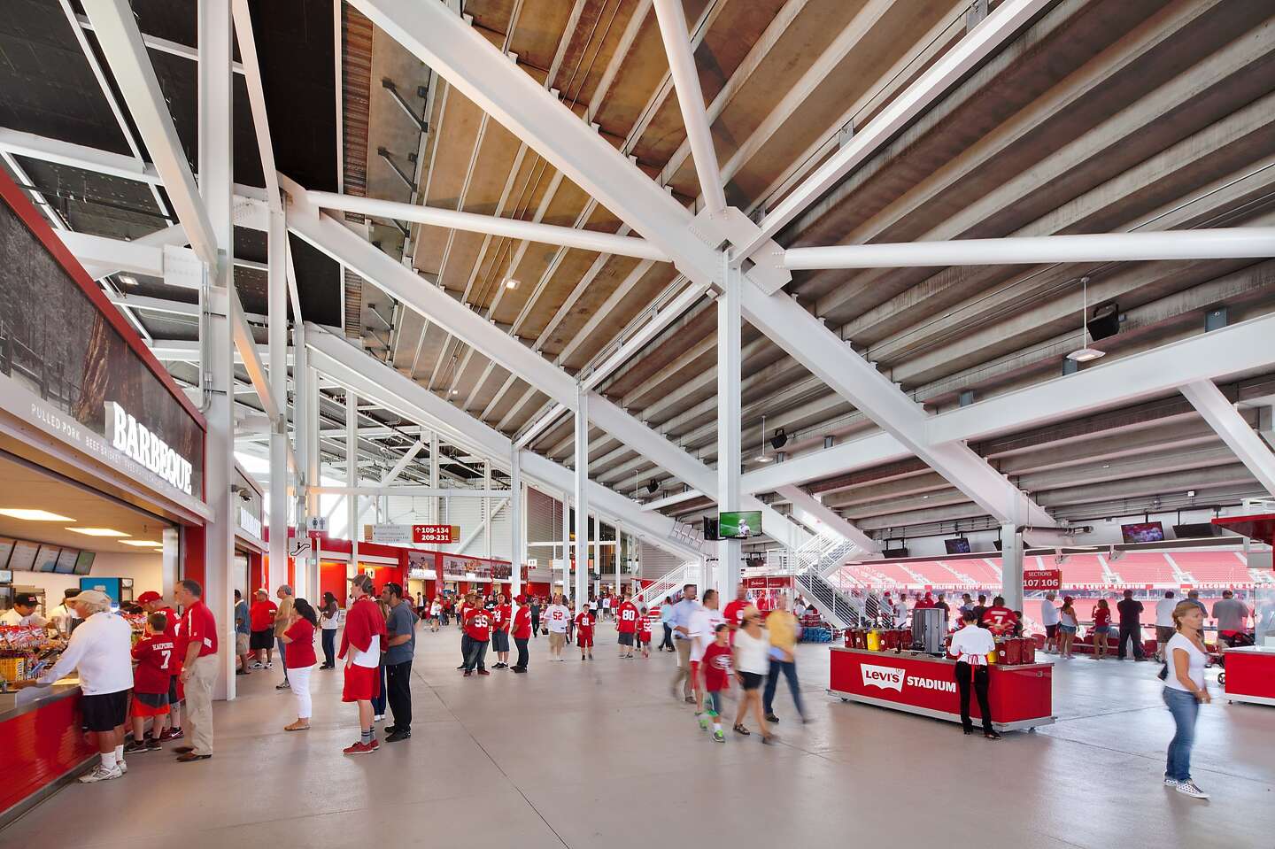 Levi's Stadium both structurally and architecturally impressive